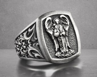 Archangel Raphael Ring - Etsy