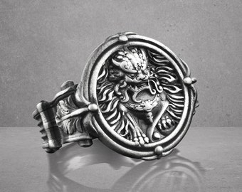 Chinese Fu Ring - Etsy