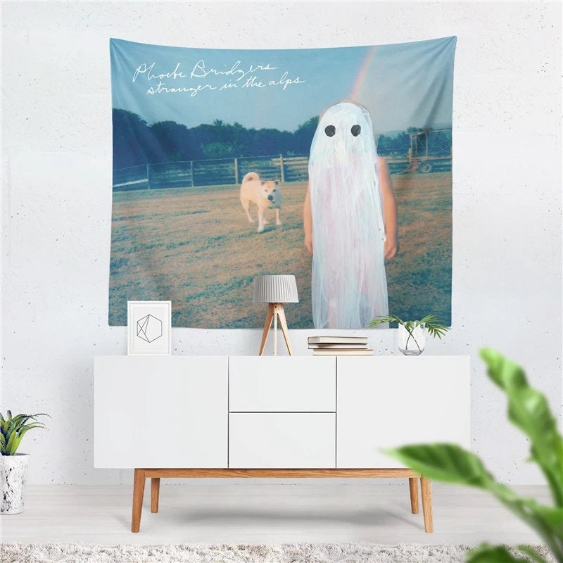 Funny Meme Tapestry Wall Hanging Stranger in the Alps Phoebe Bridgers ...