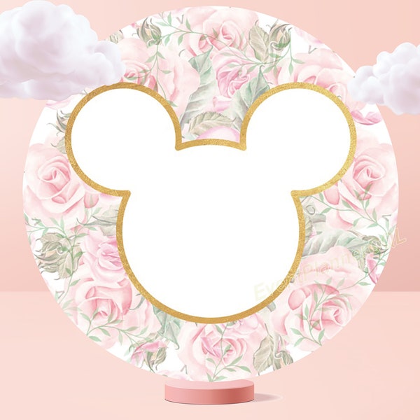 Minnie Mouse Circle - Etsy