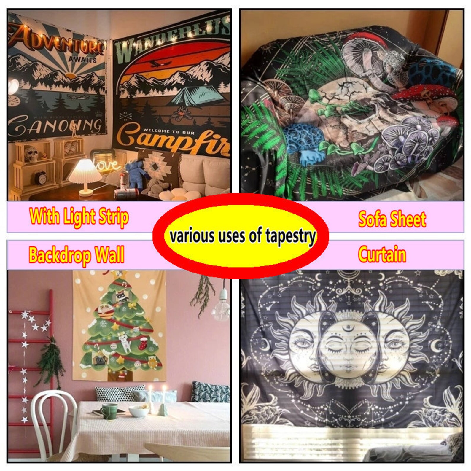 Funny Meme Tapestry Hippie Tapestry Wall Hanging I Love Dilfs - Etsy