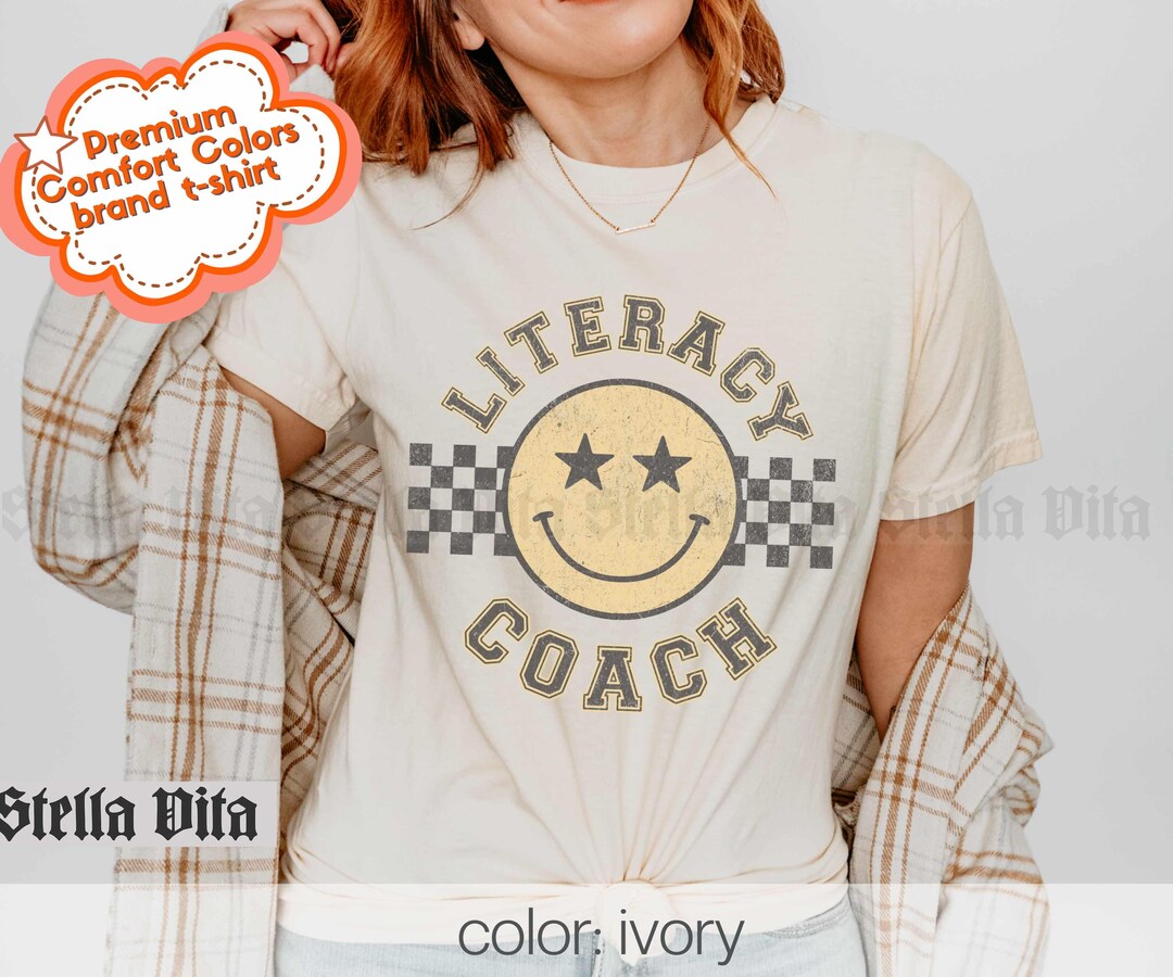 Literacy Coach Shirt, Reading Teacher Tshirt, Comfort Colors, Bookish ...