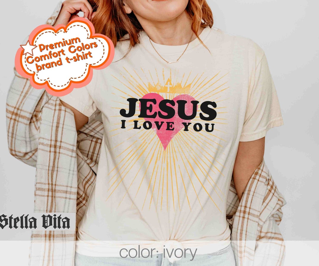 Catholic Sacred Heart Tshirt, Jesus I Love You Shirt, Pope Benedict ...