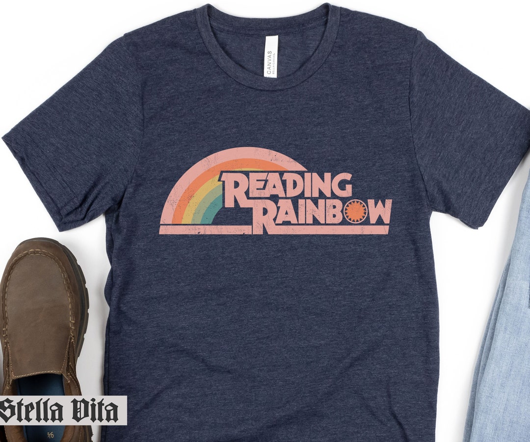 Reading Rainbow Shirt Love to Read Tee for Her Funny Librarian Tee ...
