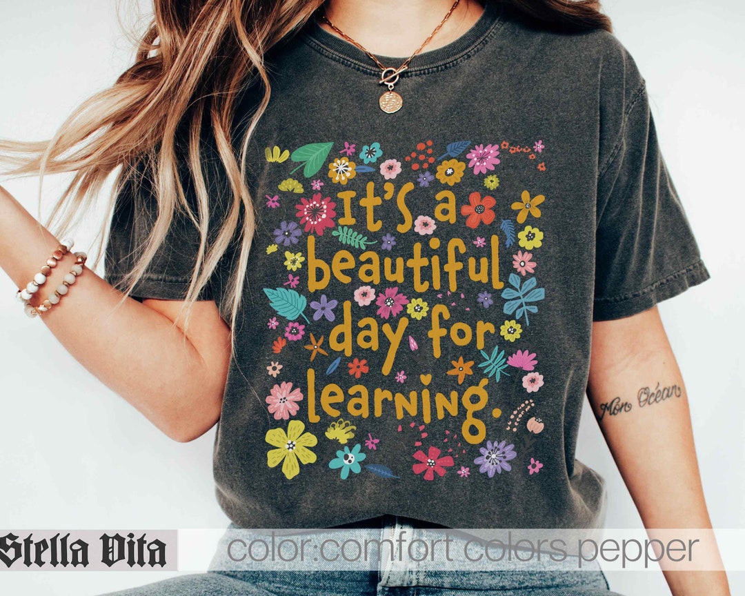 Its a Beautiful Day for Learning Shirt Teacher Shirt Mental Health ...