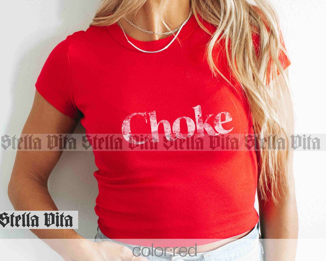 Enjoy a Choke Trendy Y2K Baby Tee, Manaskin Shirt Damiano David Shirt ...