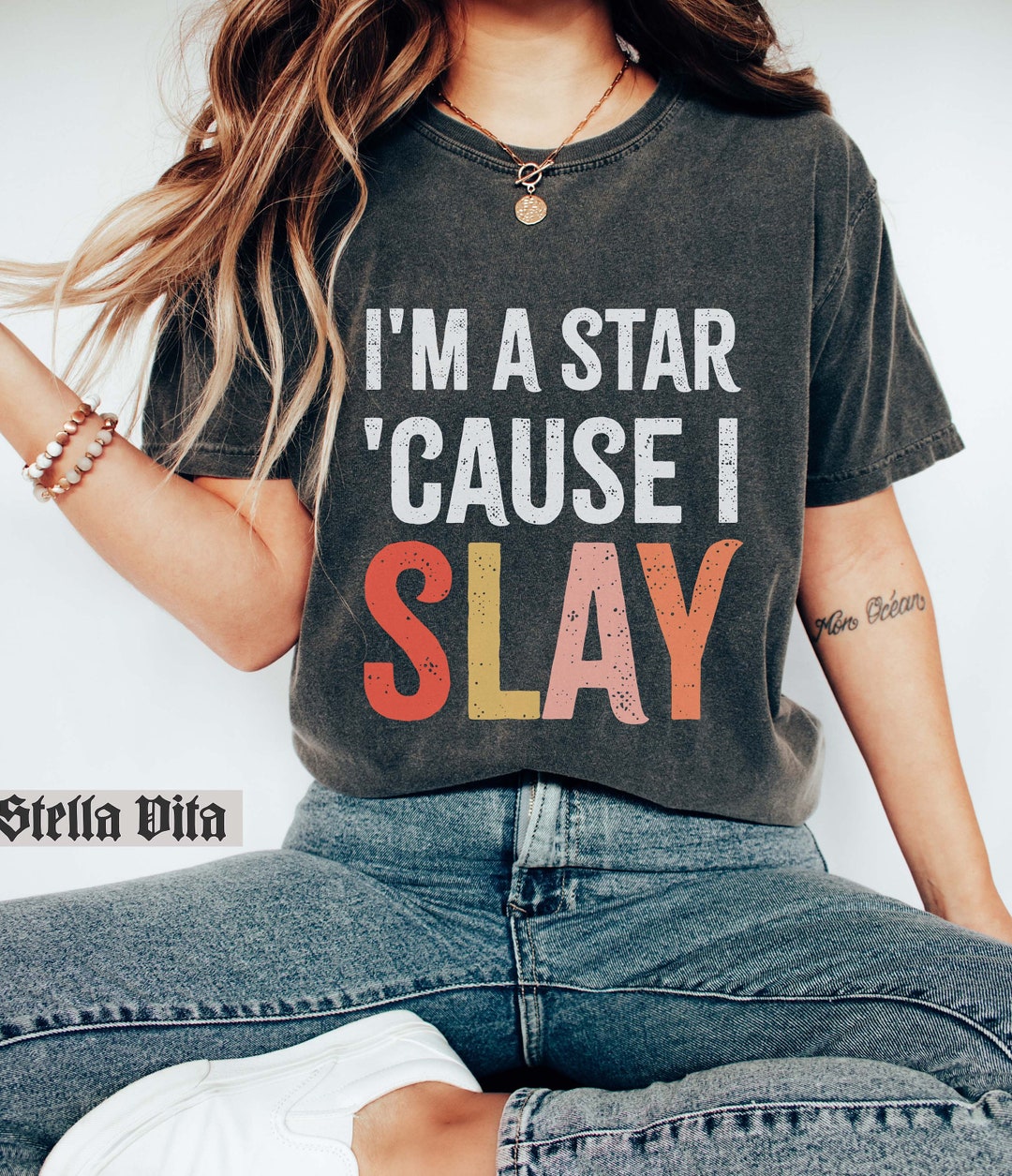 Slay Shirt for Her Beyonces Shirt Slay All Day Shirt for Her Gift for ...