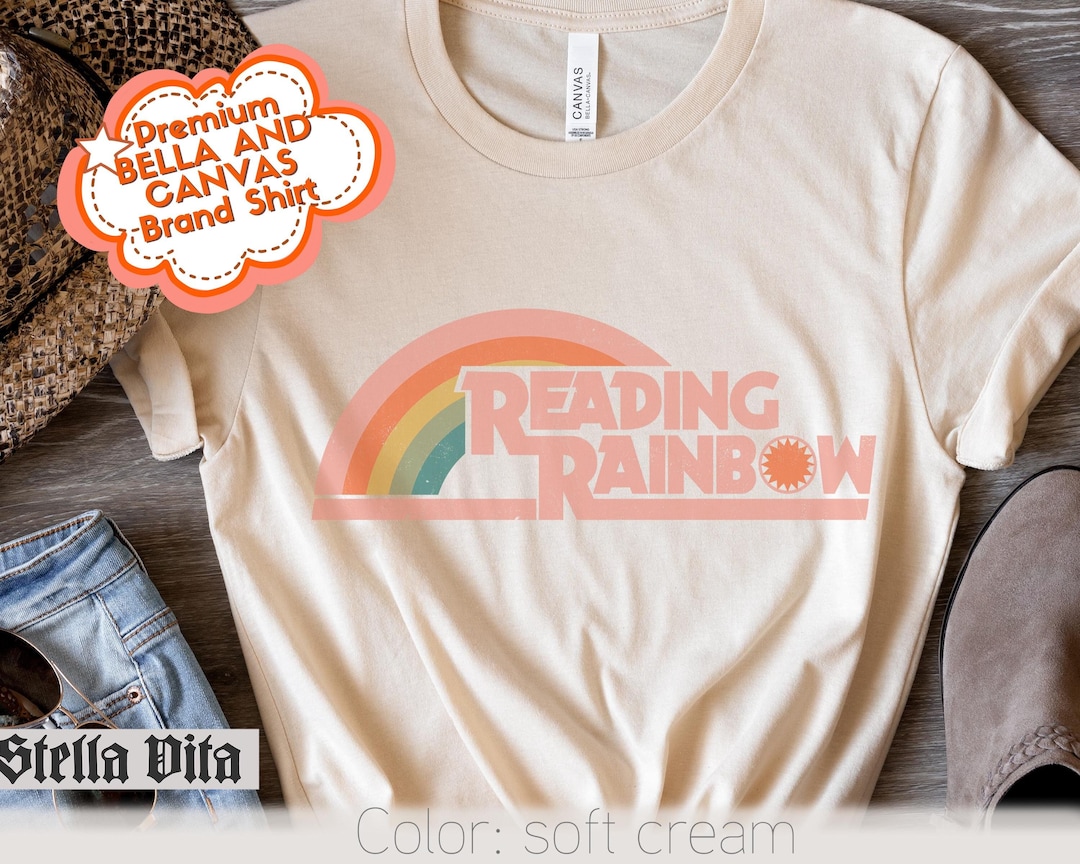 Reading Rainbow Shirt Love to Read Tee for Her Funny Librarian Tee ...