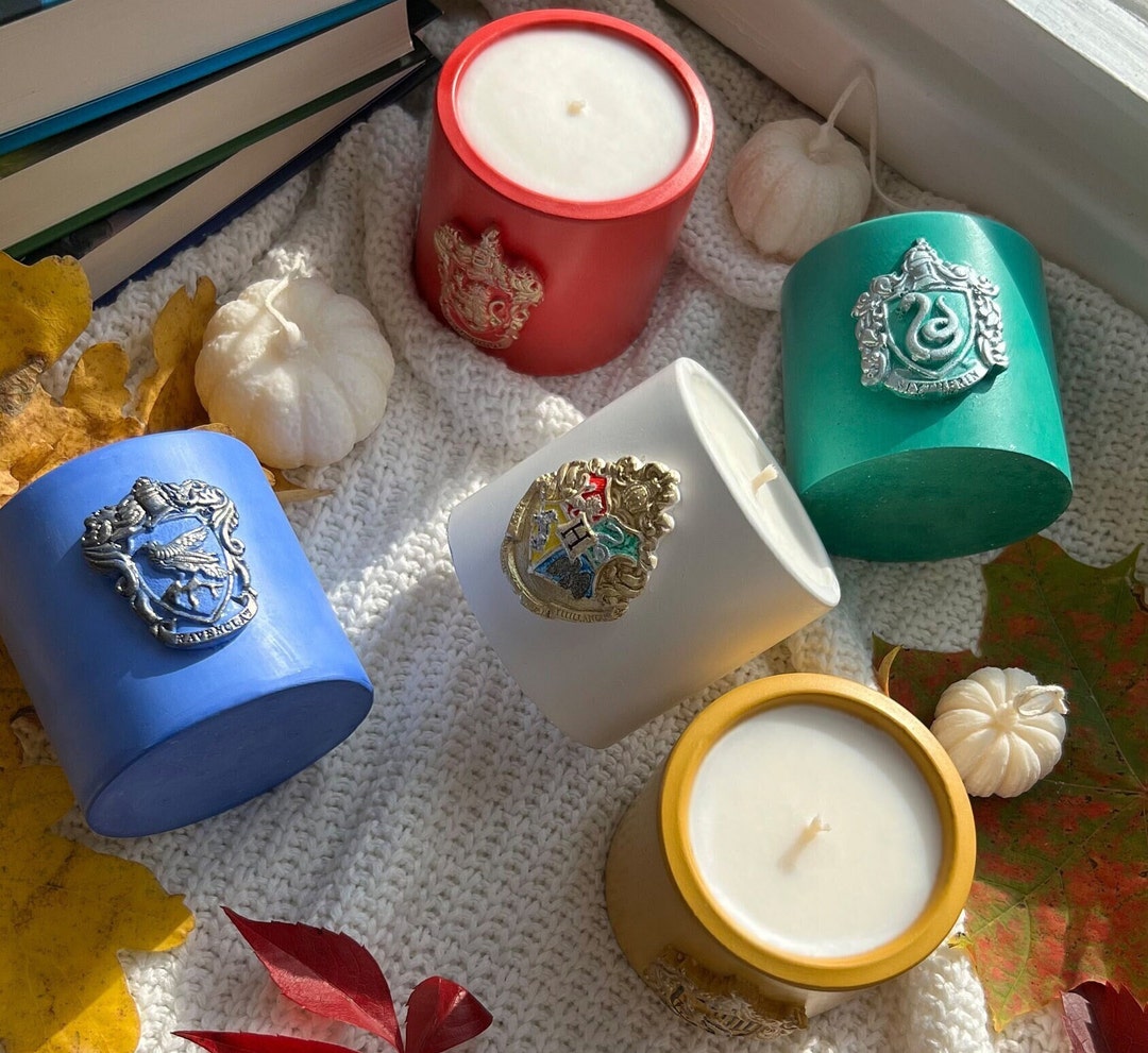 Candles With Hogwarts House Crests Harry Potter Candle - Etsy