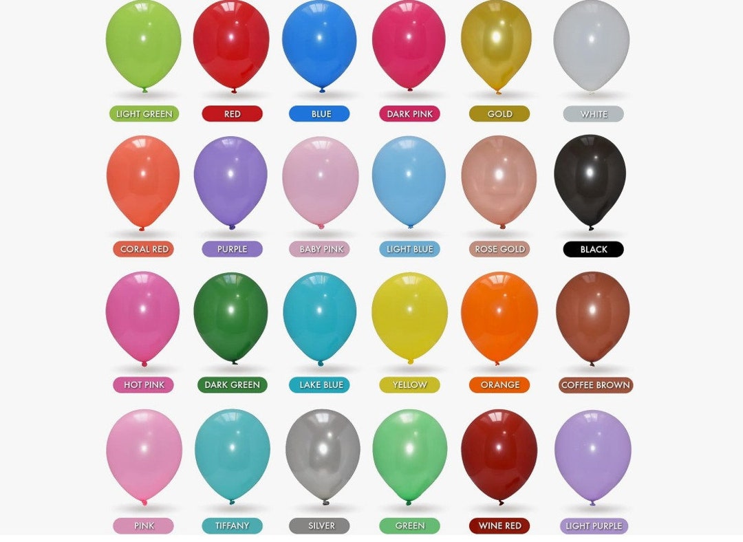 Plain Retro Balloons Latex Party Balloons Happy Birthday Anniversary ...
