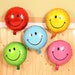 18" Smiley Foil Balloons Round Smile Playground Baby Shower Toys ...