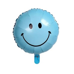 18" Smiley Foil Balloons Round Smile Playground Baby Shower Toys ...