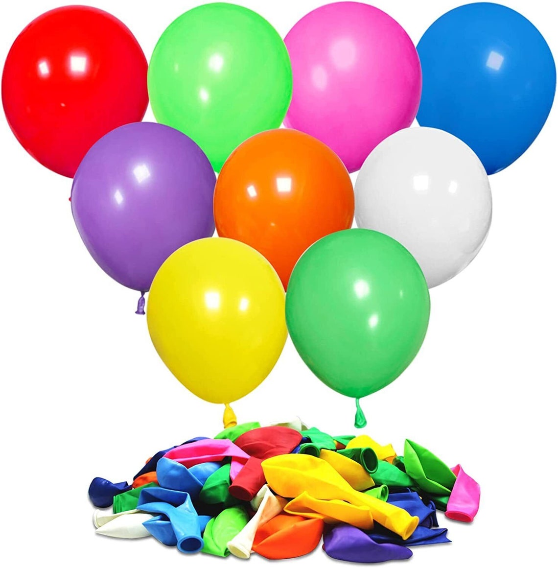 Rainbow Balloons Mix Latex Balloons 12" Birthday Wedding Baby Shower ...