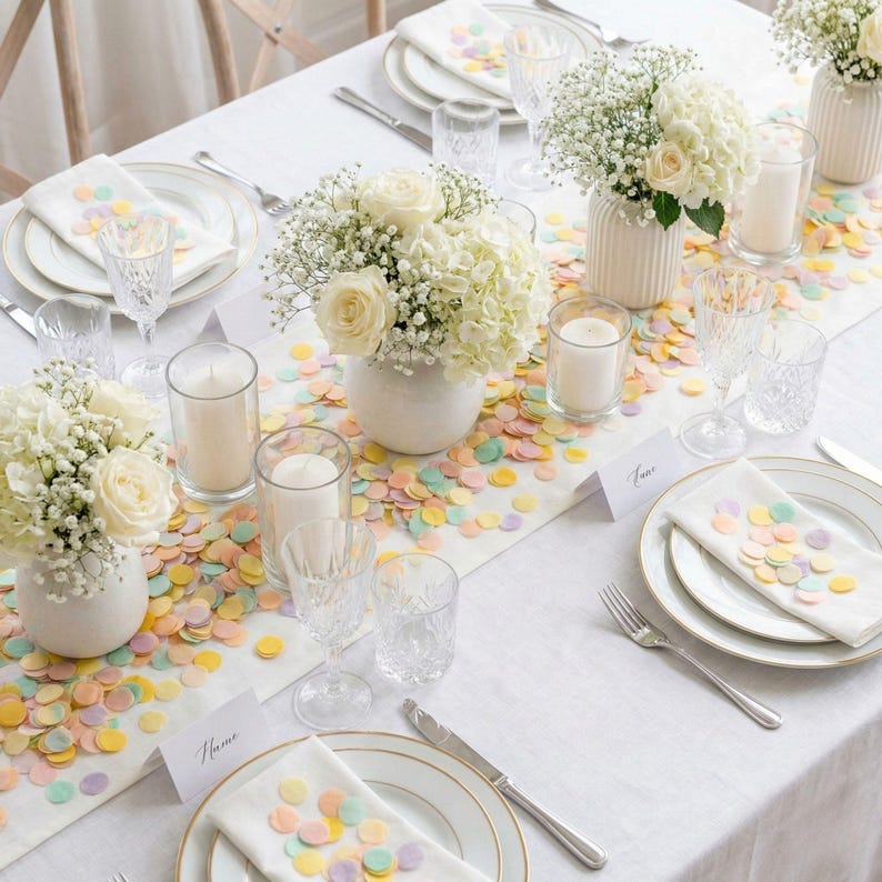Biodegradable Confetti Pastel Mix Wedding Throw Confetti Party Decor - Etsy