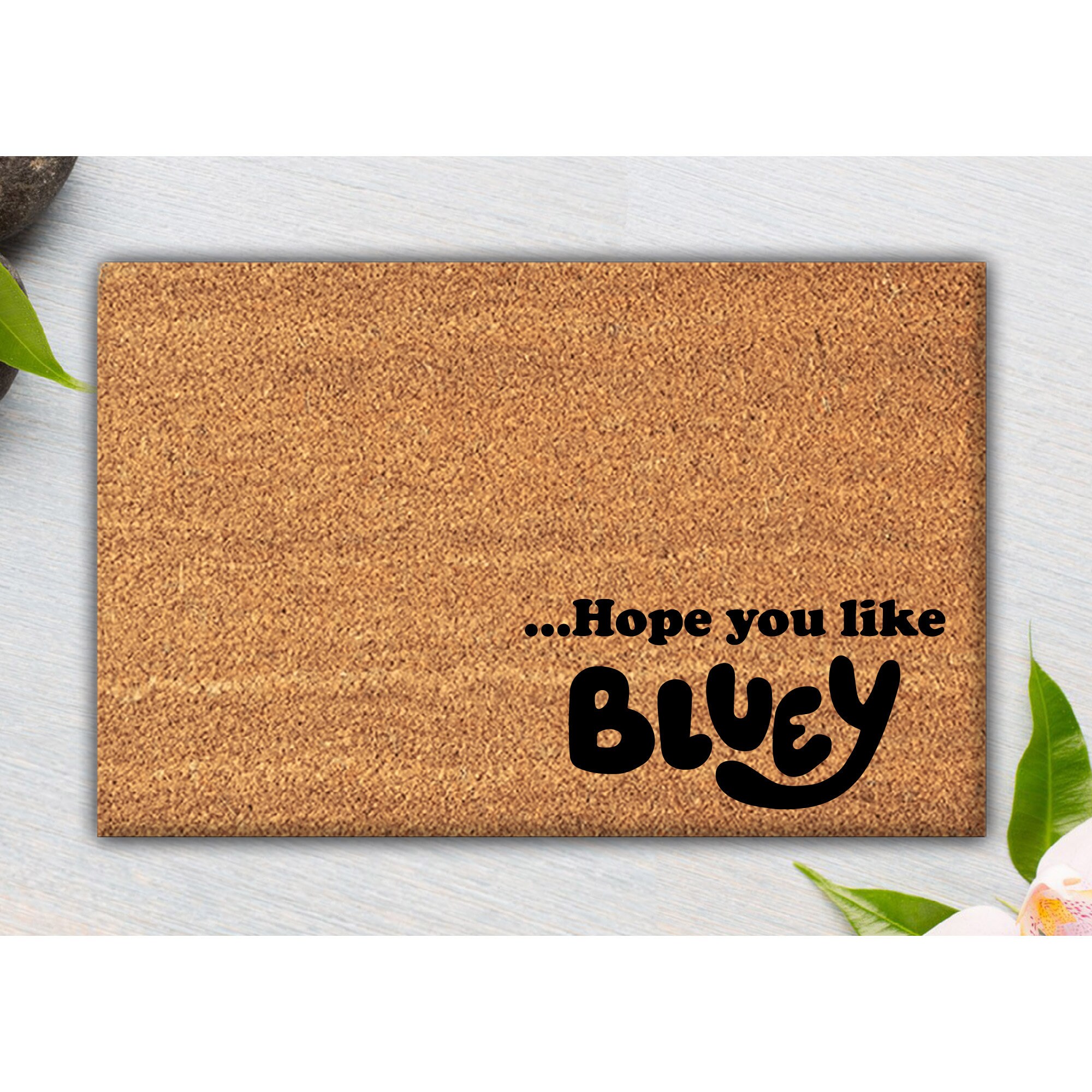 Bluey Doormat, Hope You Like Bluey Doormat, Housewarming Gift, Custom ...