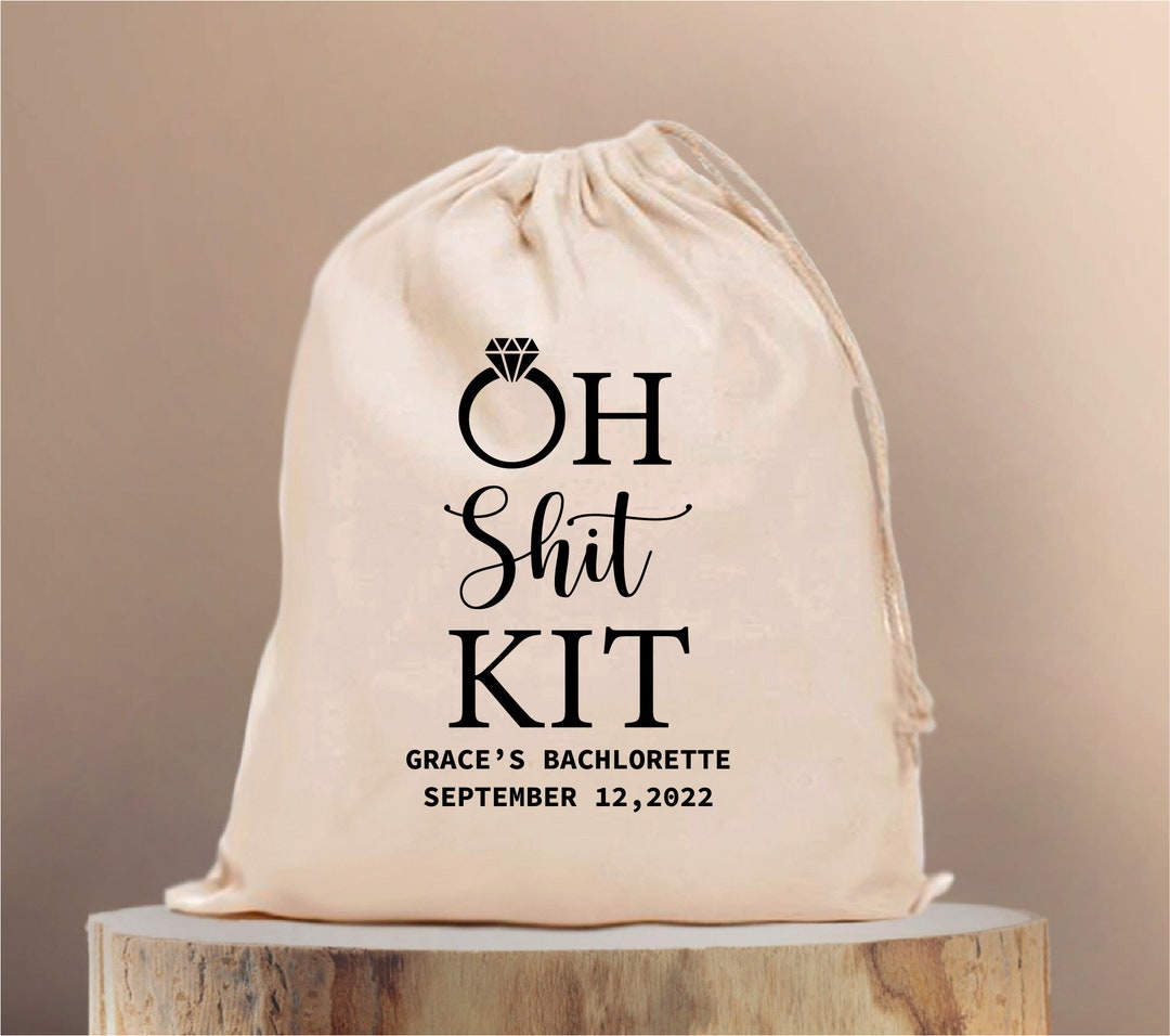 Oh Shit Kit Bags, Bachelorette Party Favor Bags, Oh Shit Kit, Hangover ...