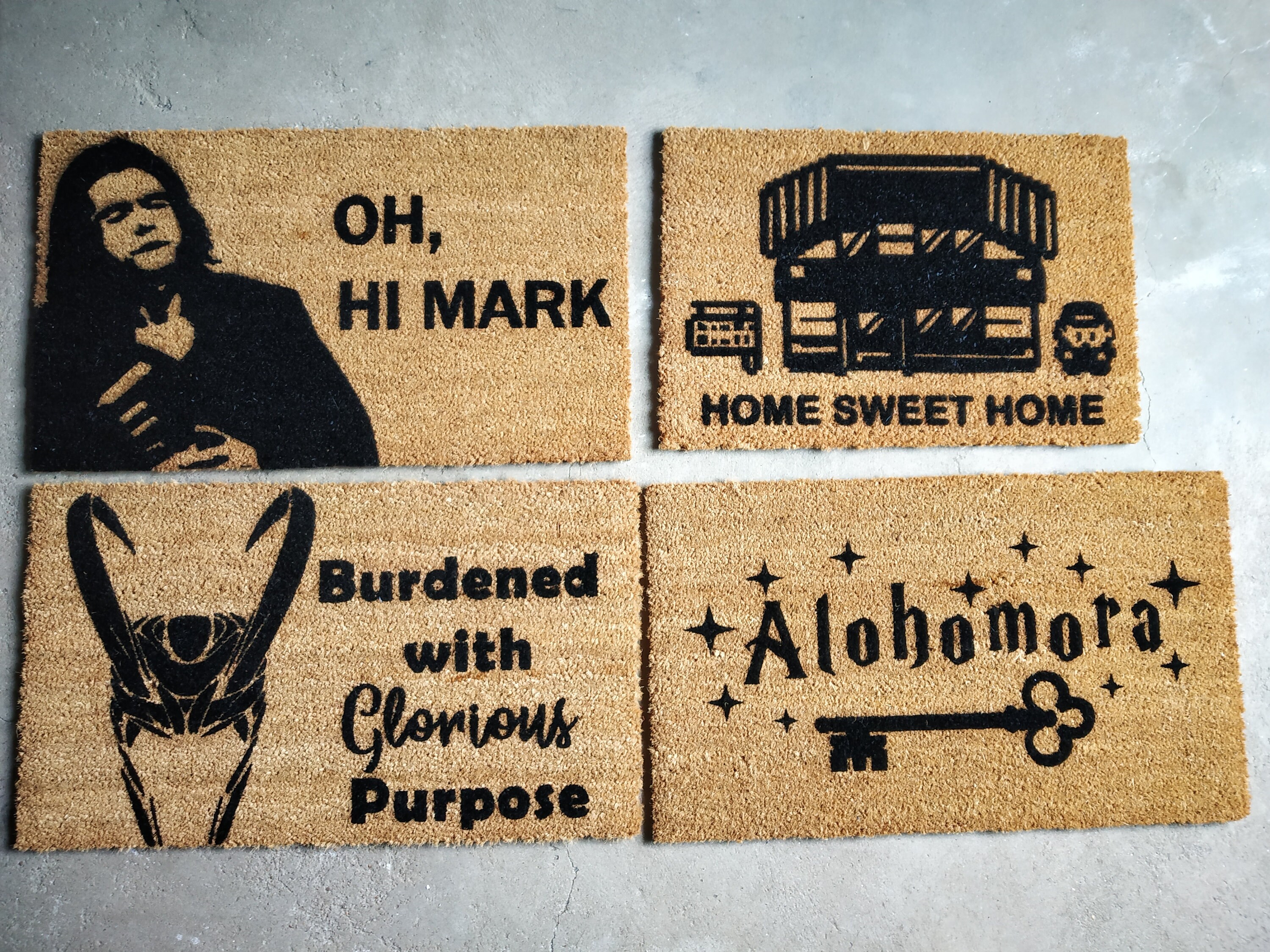 Buffy the Vampire Inspired Door Mat Welcome to the Hellmouth - Etsy