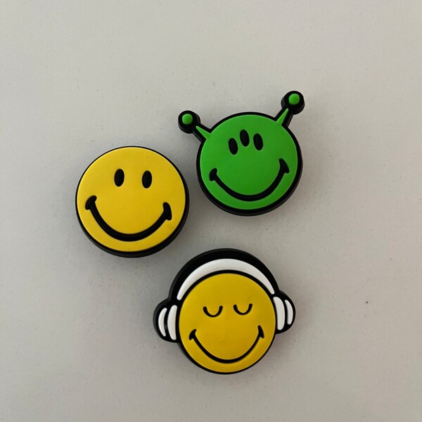 Croc Smiley Face Charms - Etsy