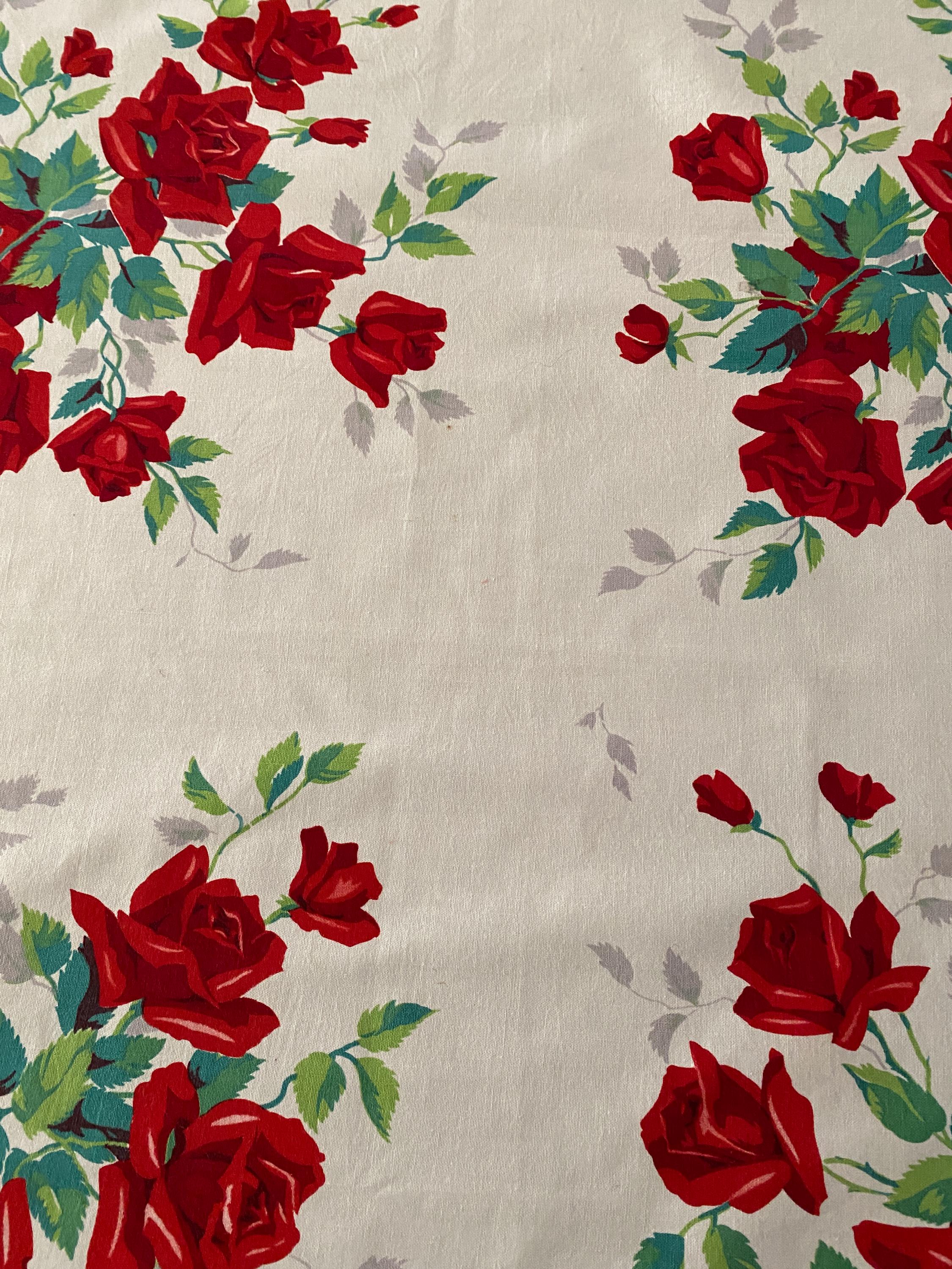 Vintage MCM 1950's Wilendure Card Table Tablecloth - Etsy