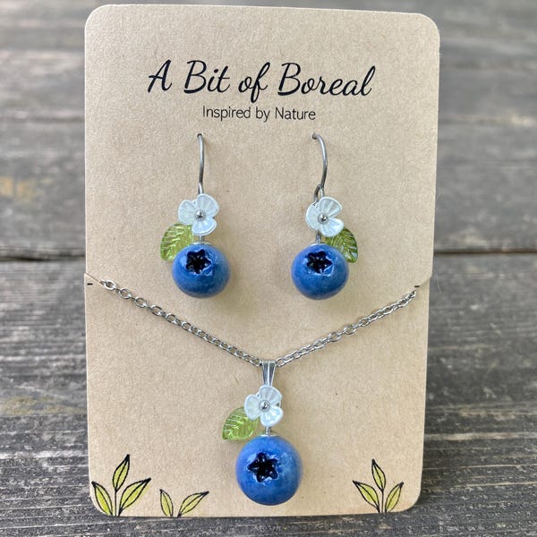 Blueberry Jewelry - Etsy