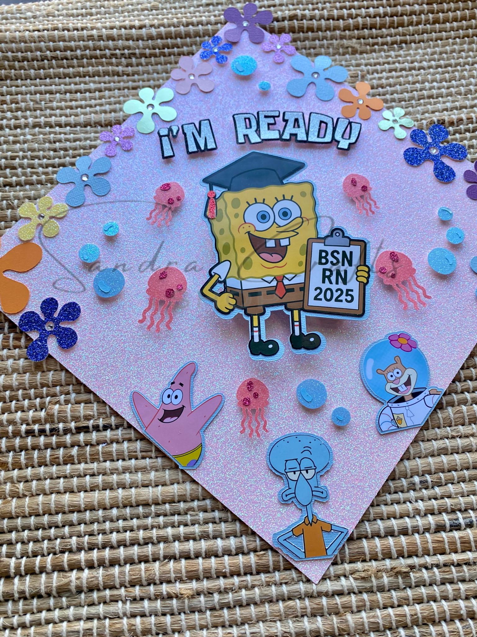 Graduation Cap Topper “I’M READY!” BSN RN Class of 2026 Nursing Grad ...