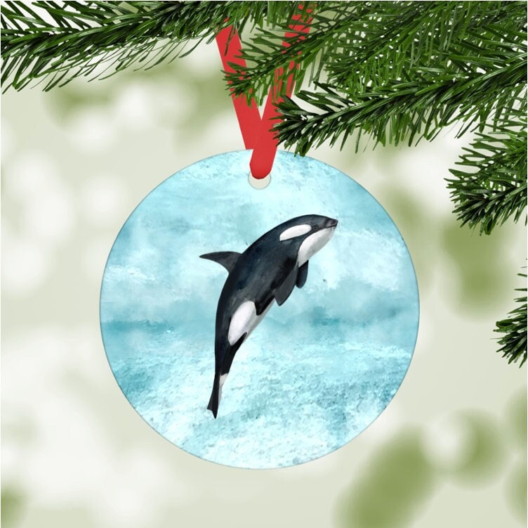 Orca killer Whale Ornament - Etsy