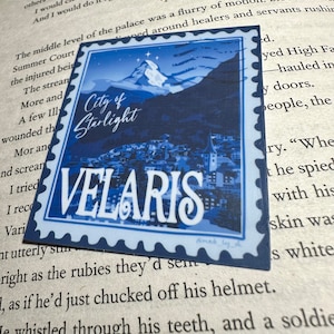 Velaris Stamp ACOTAR Sticker - Etsy