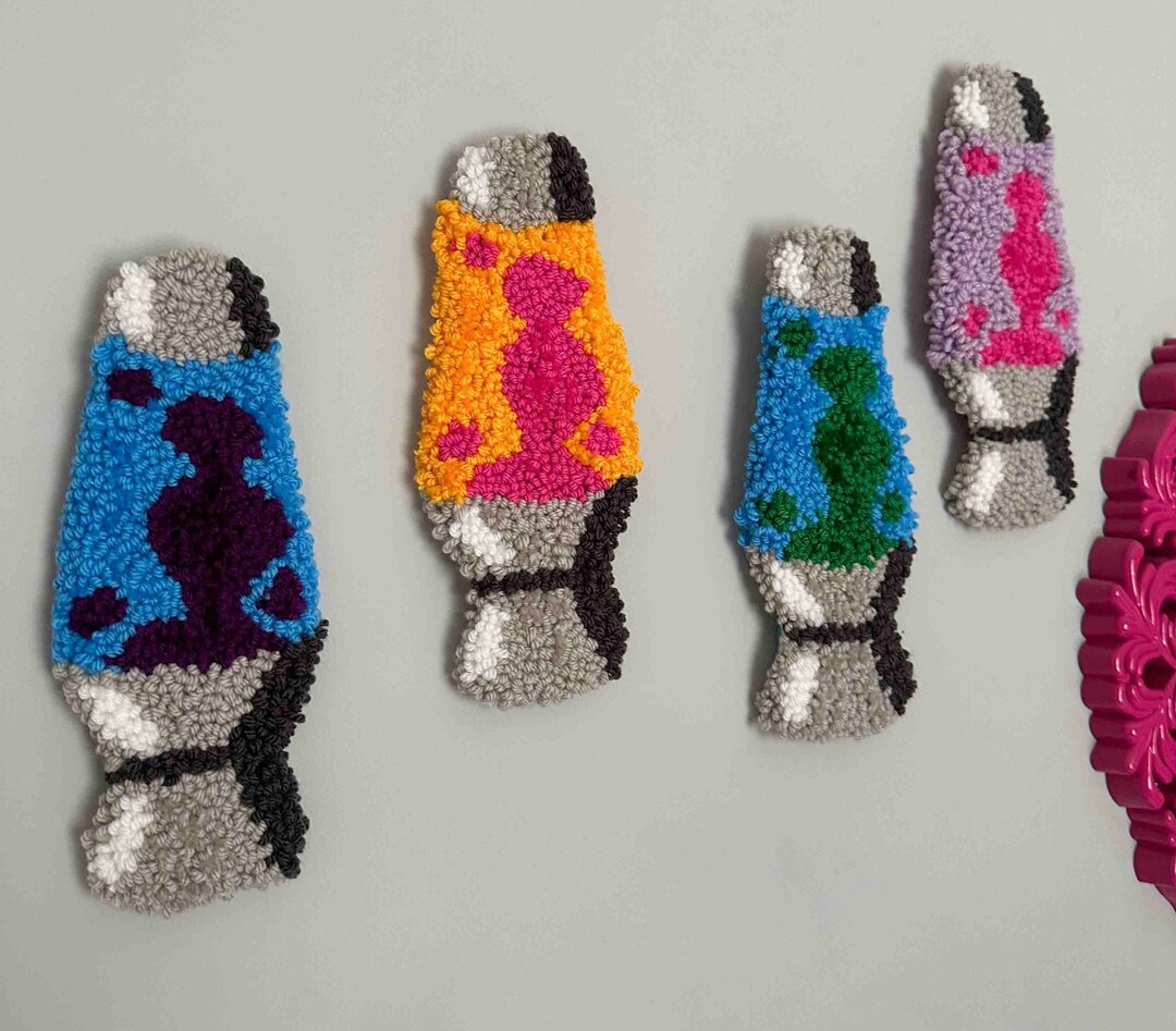 Custom Lava Lamp Punch Needle Wall Hanging - Etsy