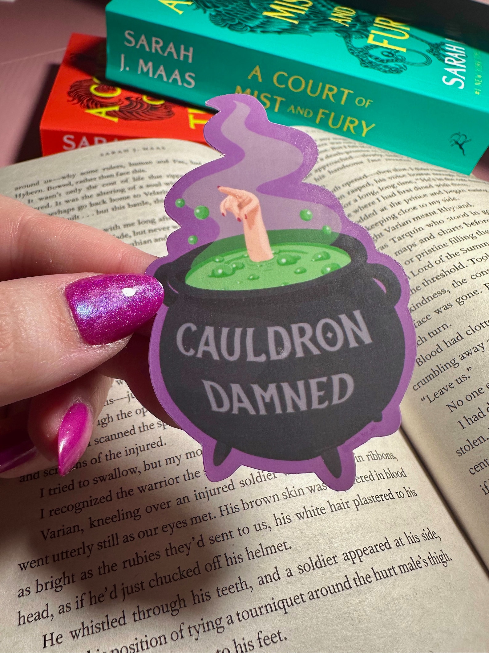 Nesta Cauldron ACOTAR Sticker - Etsy