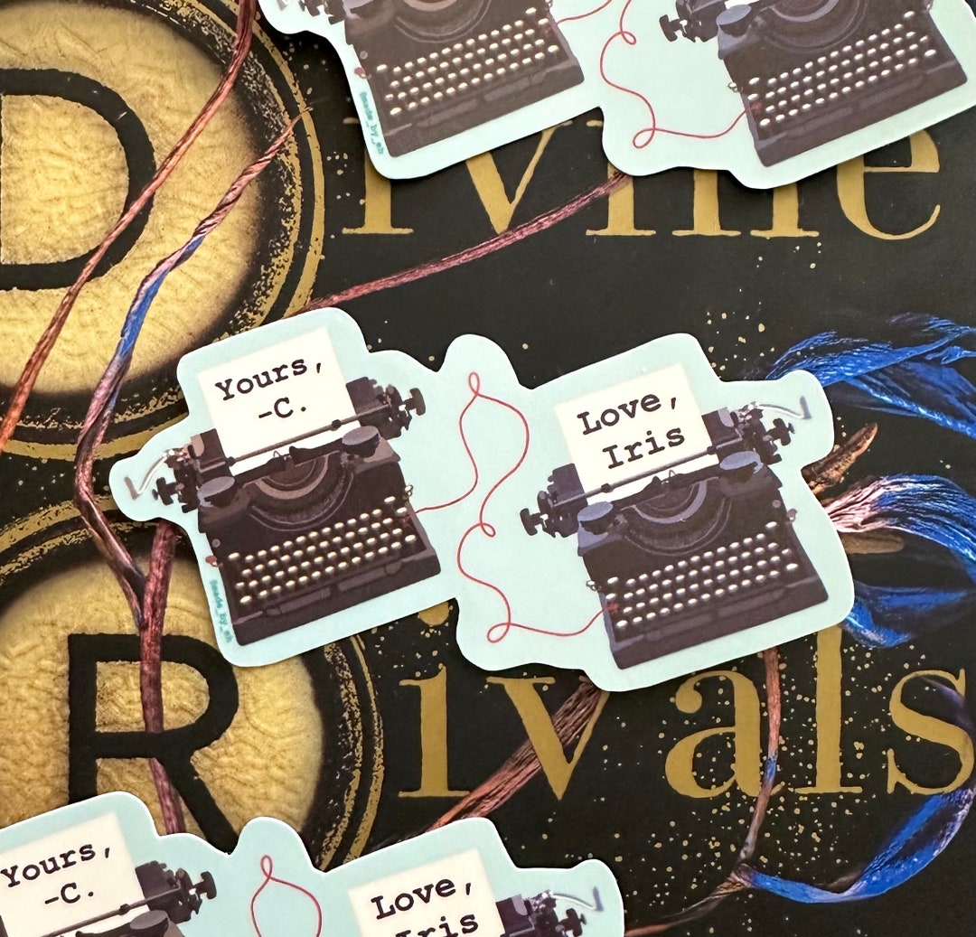 Divine Rivals Book, Red String Theory Typewriters Sticker - Etsy