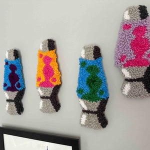 Custom Lava Lamp Punch Needle Wall Hanging - Etsy