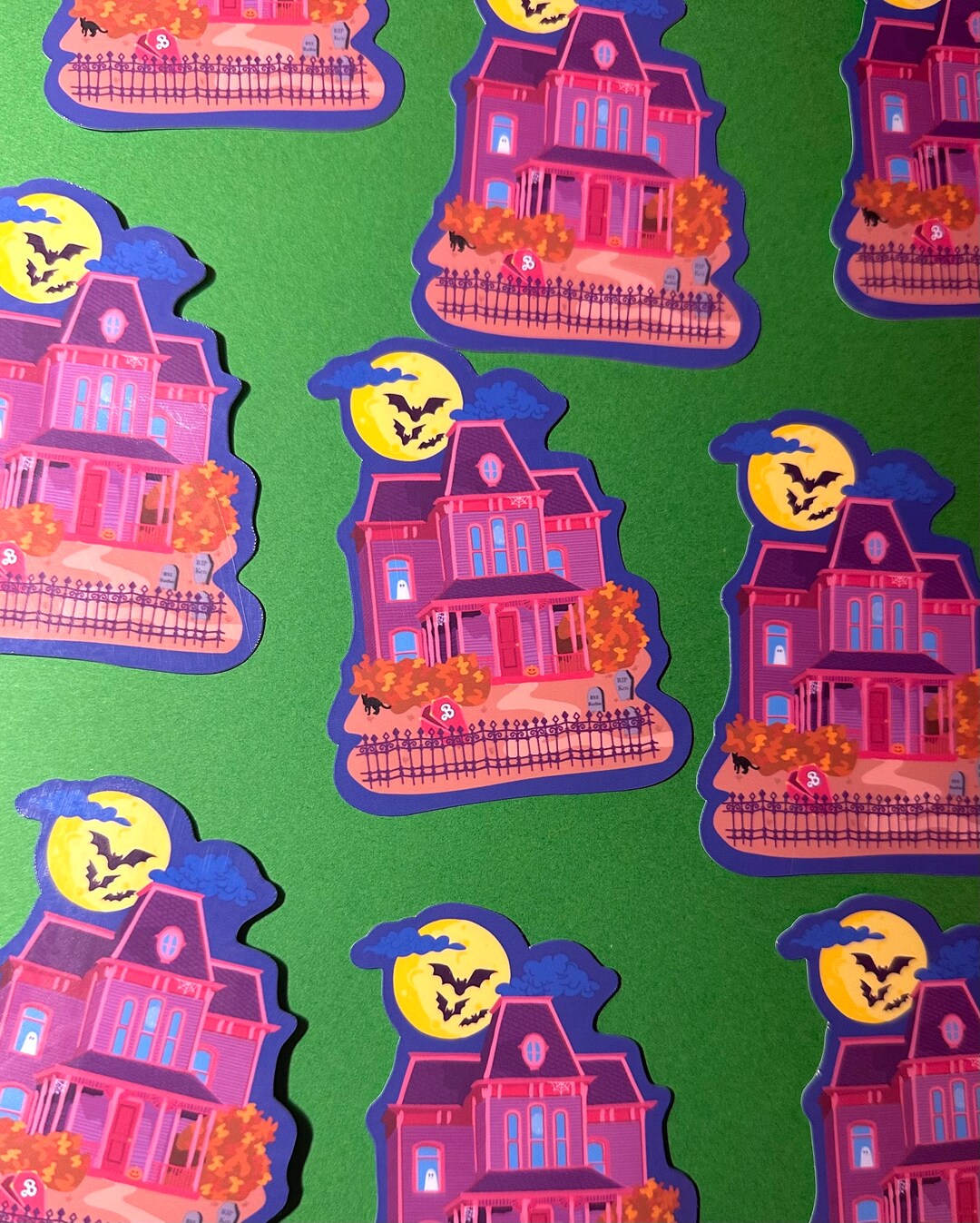 Haunted Doll Dreamhouse Barb Inspired Spooky Cute Halloween Sticker - Etsy