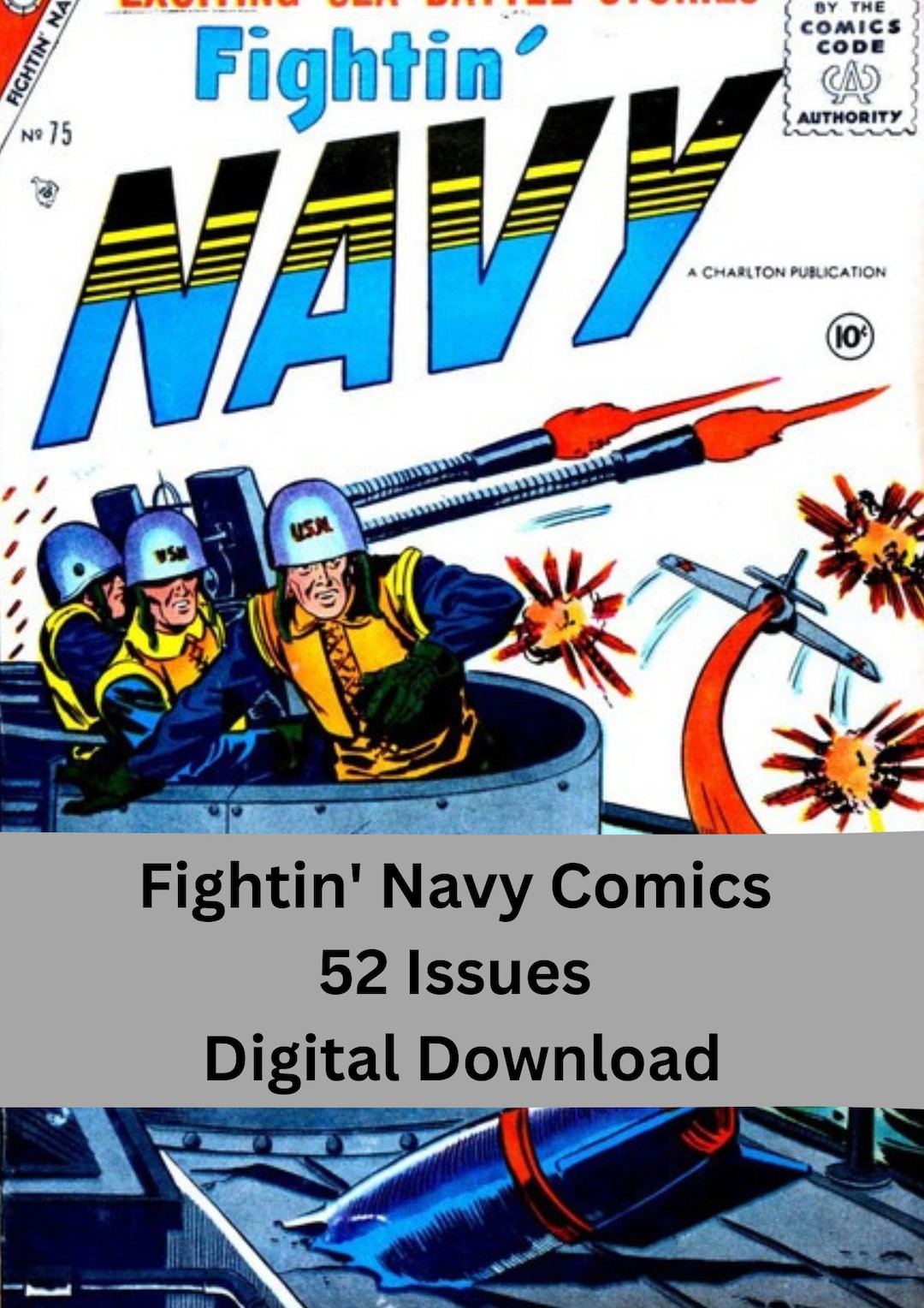 Fightin' Navy Comics: 52 Golden Age Issues (digital Download) - Etsy
