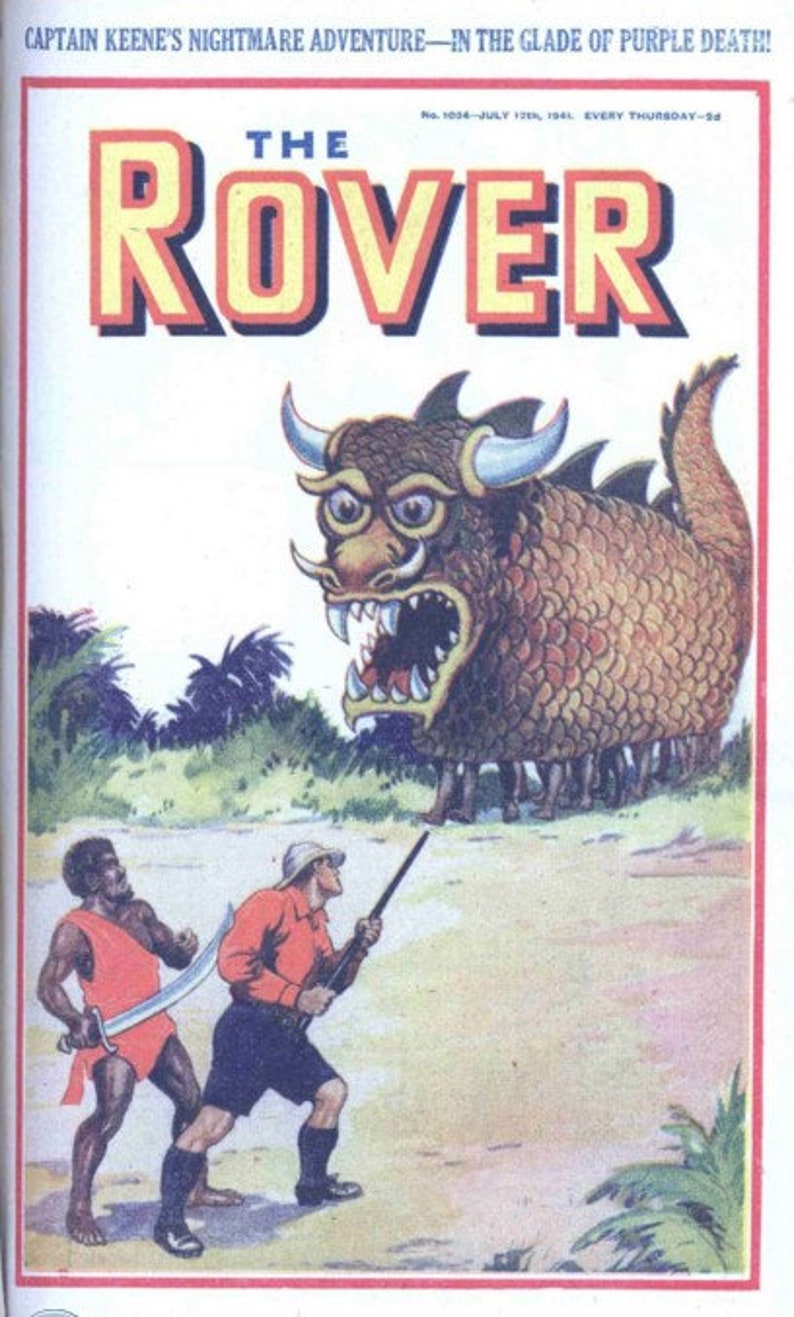 The Rover Comics Vintage Uk Boy Comics 391 Issues Golden Age - Etsy