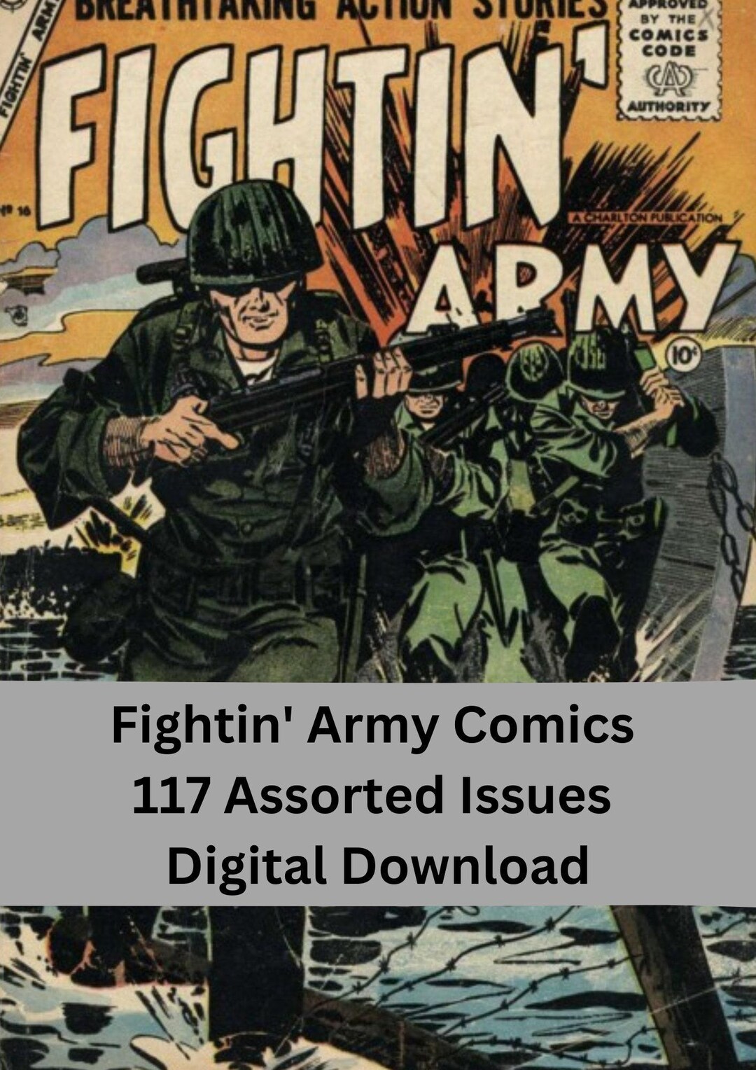 Fightin' Army Comics: 117 Golden Age Issues (digital Download) - Etsy