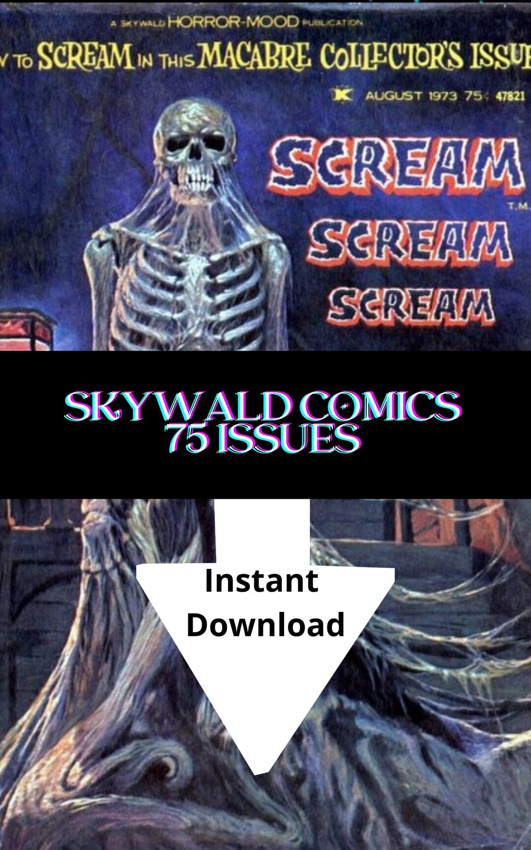 Skywald Magazine Vintage Horror Comics 74 Issues Digital Download-cbr ...
