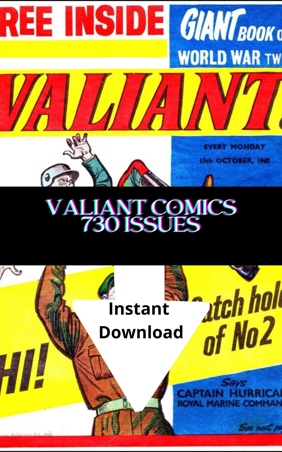 Valiant British Comics 730 Issues Collection of Action-packed ...
