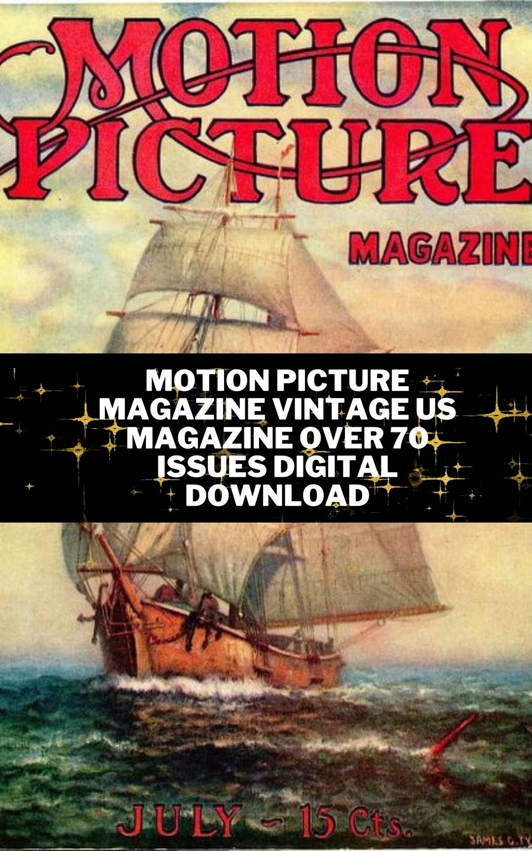 Motion Picture Magazine Vintage Us Magazine Over 70 Issues Digital ...