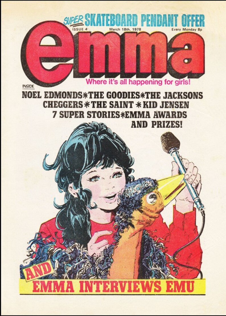 Emma Comics Vintage Uk Girl Comics 81 Issues Digital Download CBR ...