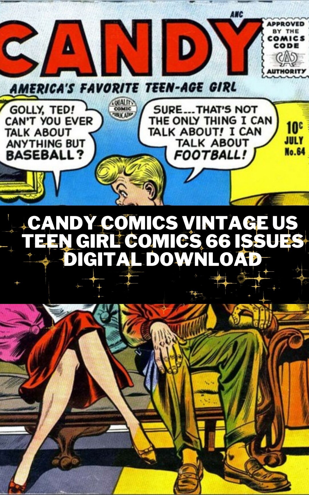 Candy Comics Vintage Us Teen Girl Comics 66 Issues Digital Download-cbr ...