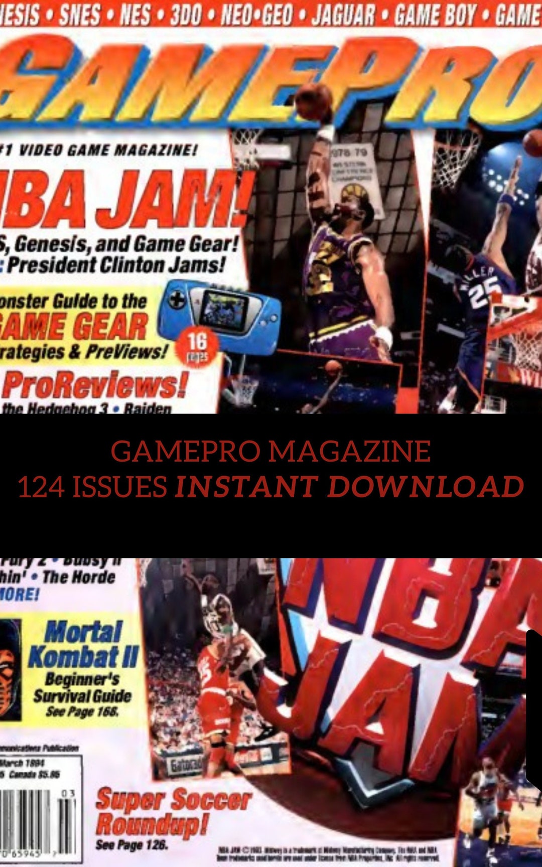 Gamepro Magazine 124 Issues - Vintage Gaming Publication Collection ...