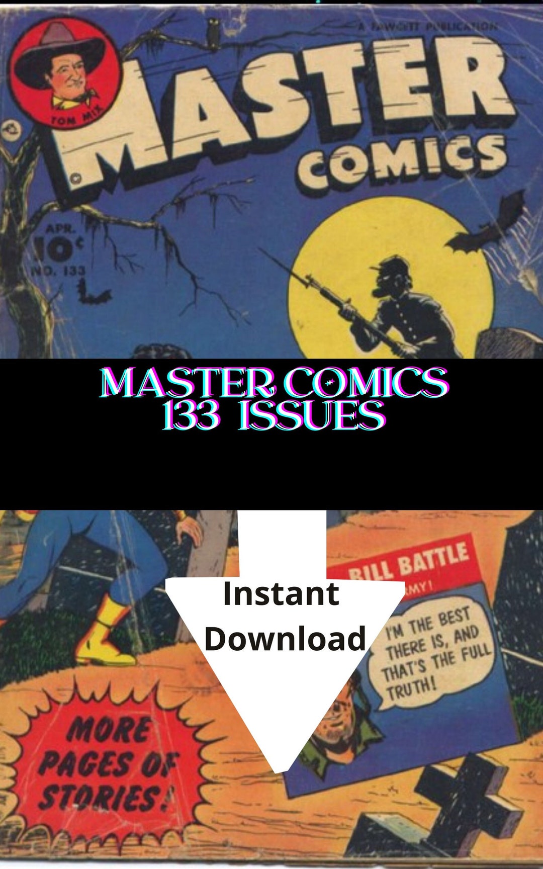 Master Comics: Complete Vintage Issue Collection - 133 Issues Digital ...