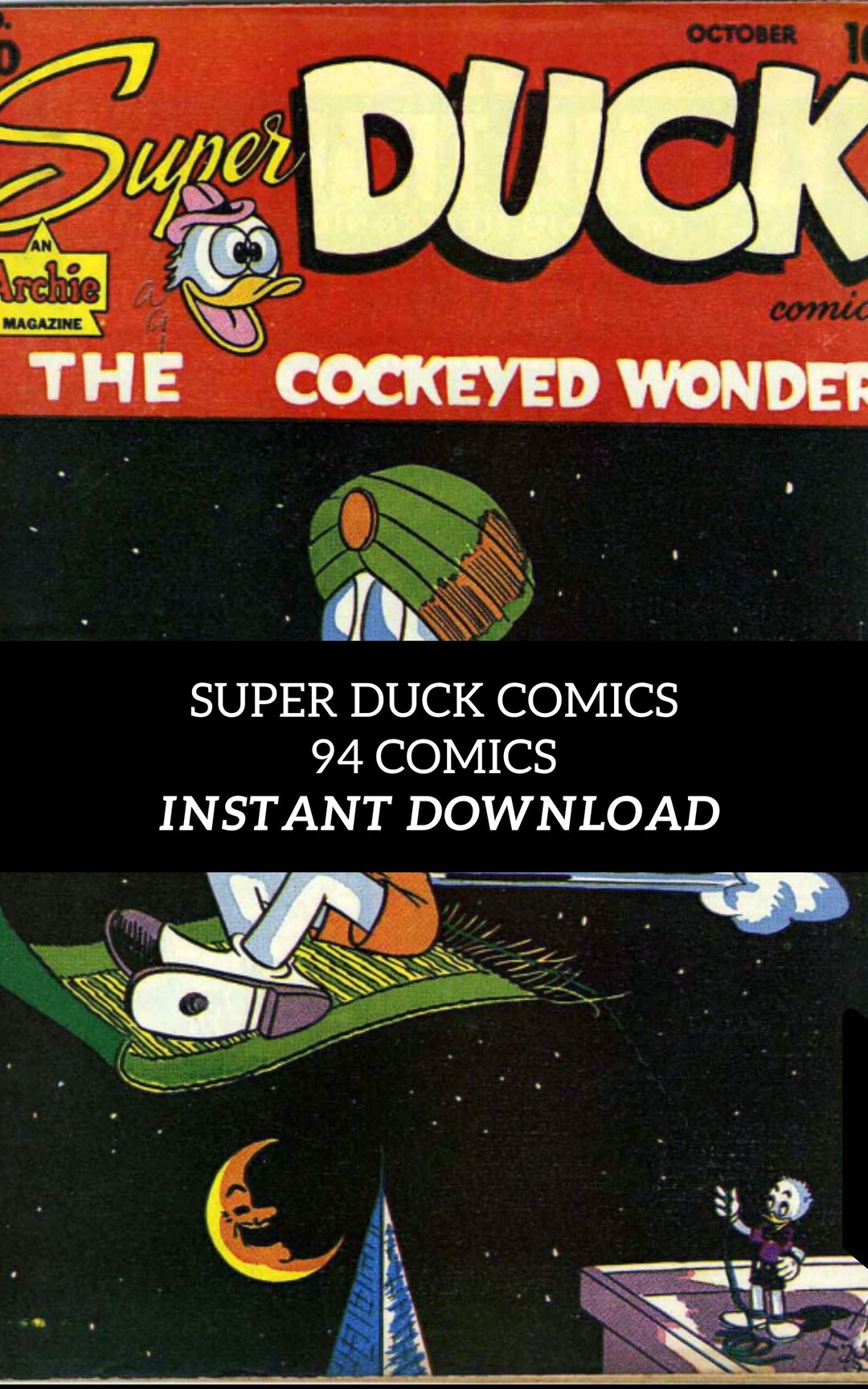 Super Duck Comics: Vintage Golden Age - Complete Run of 94 Issues ...