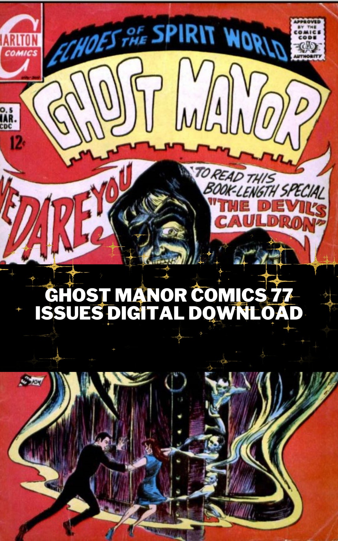 Ghost Manor Comics - 255 Issues Digital Download of Classic Horror ...