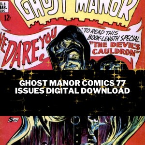 Ghost Manor Comics - 255 Issues Digital Download of Classic Horror ...