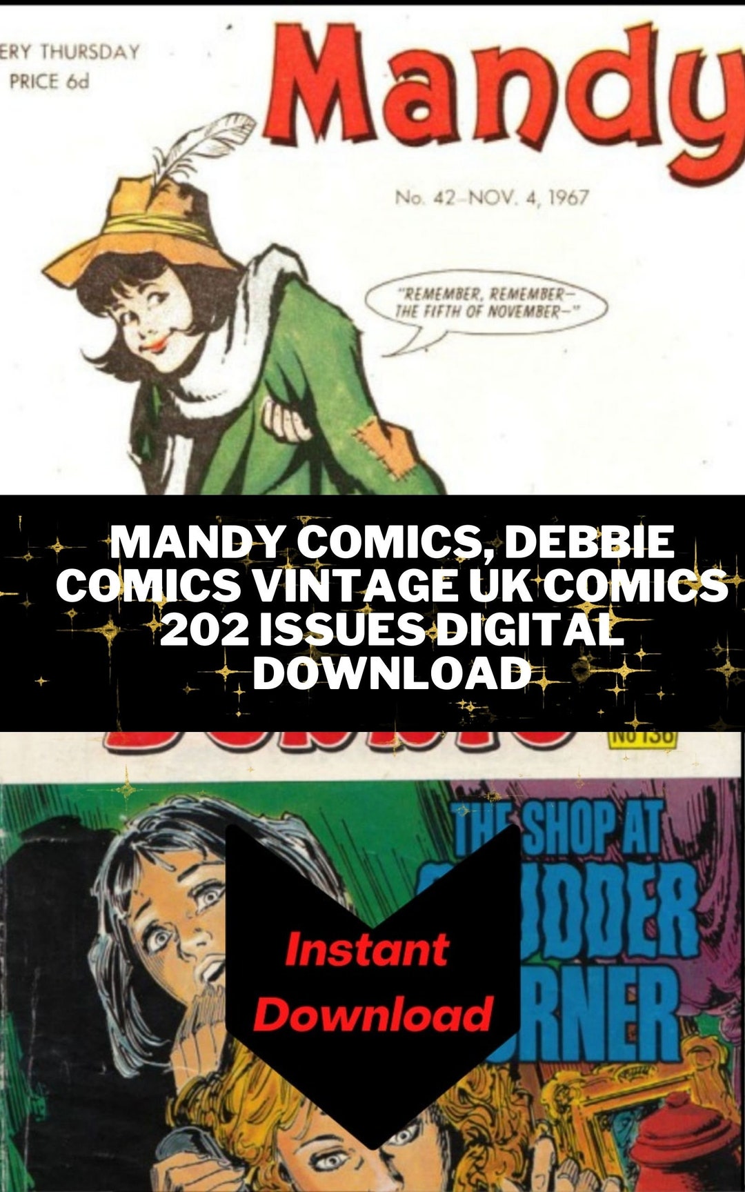 Mandy Comics, Debbie Comics Vintage Uk Comics 202 Issues Digital ...