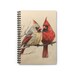 Cardinal Couple Sketch Spiral Notebook - Ruled Line - Etsy