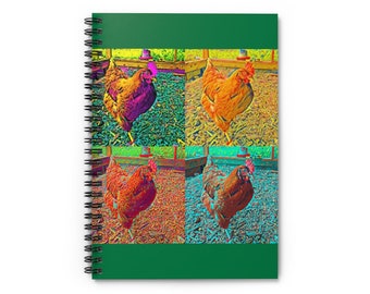 Chicken Spiral Notebook - Etsy