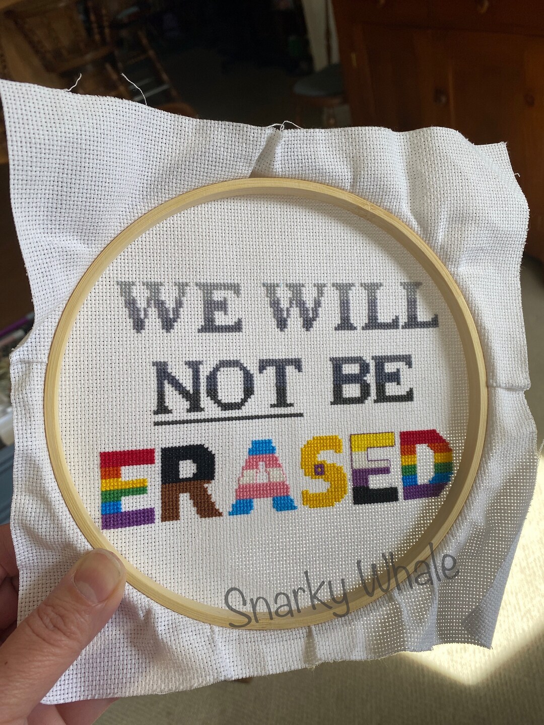 We Will Not Be Erased LGBTQ Pride Cross Stitch Pattern - Etsy