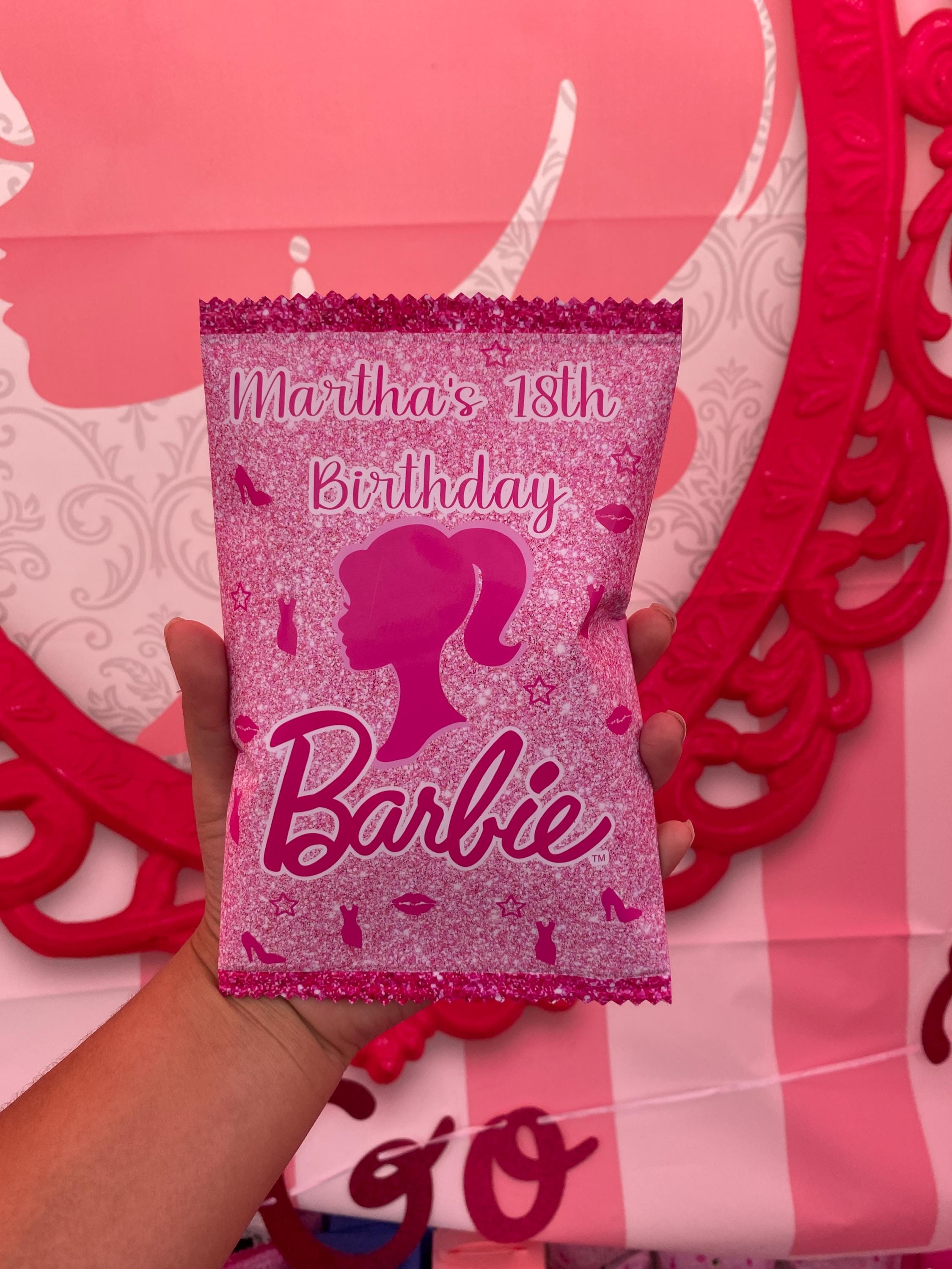 Personalized Party Chip Bags | Custom Theme Favors - Etsy